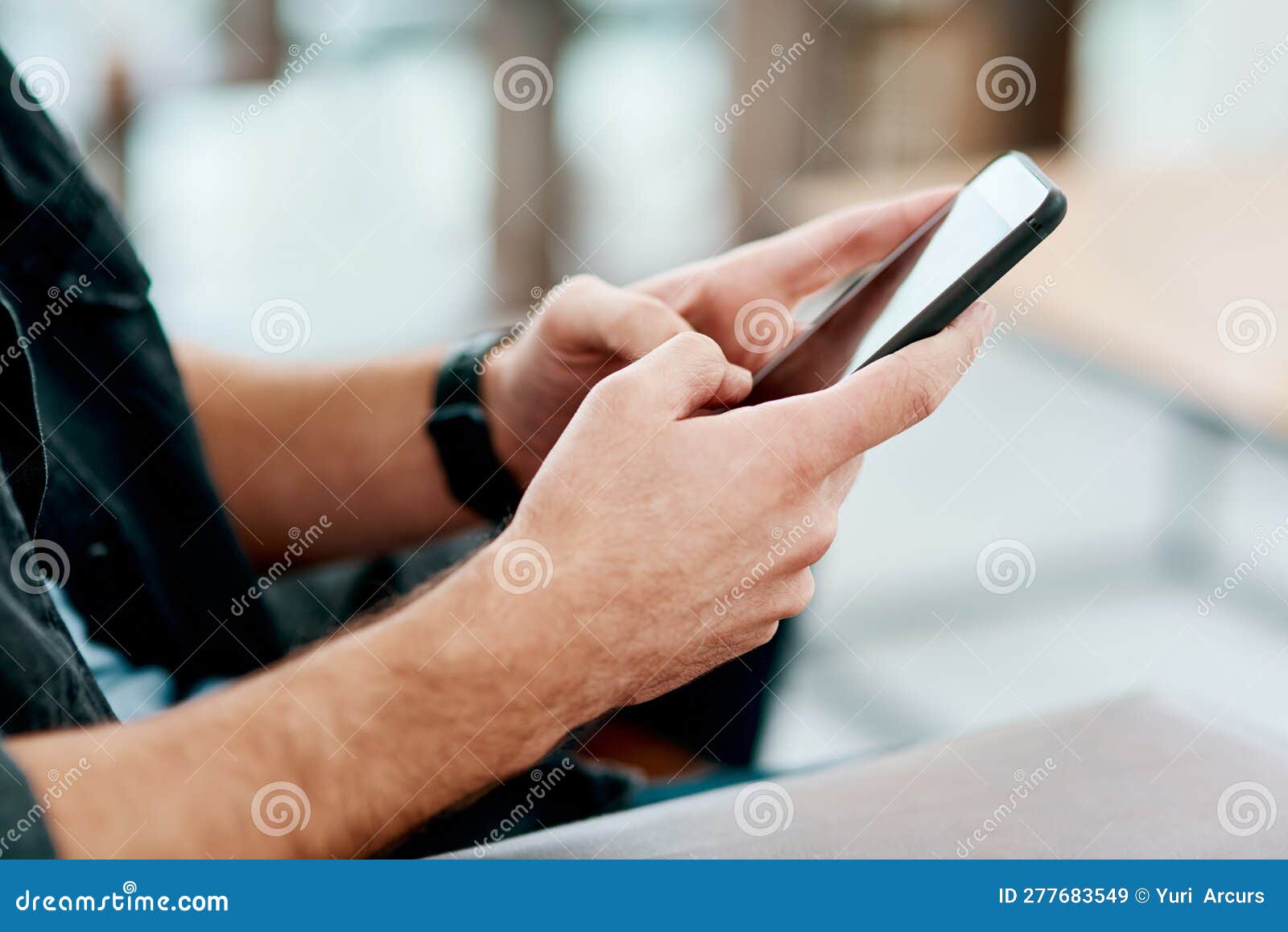 The Simplest Way To Keep the Isolation Boredom Away. a Man Using a ...