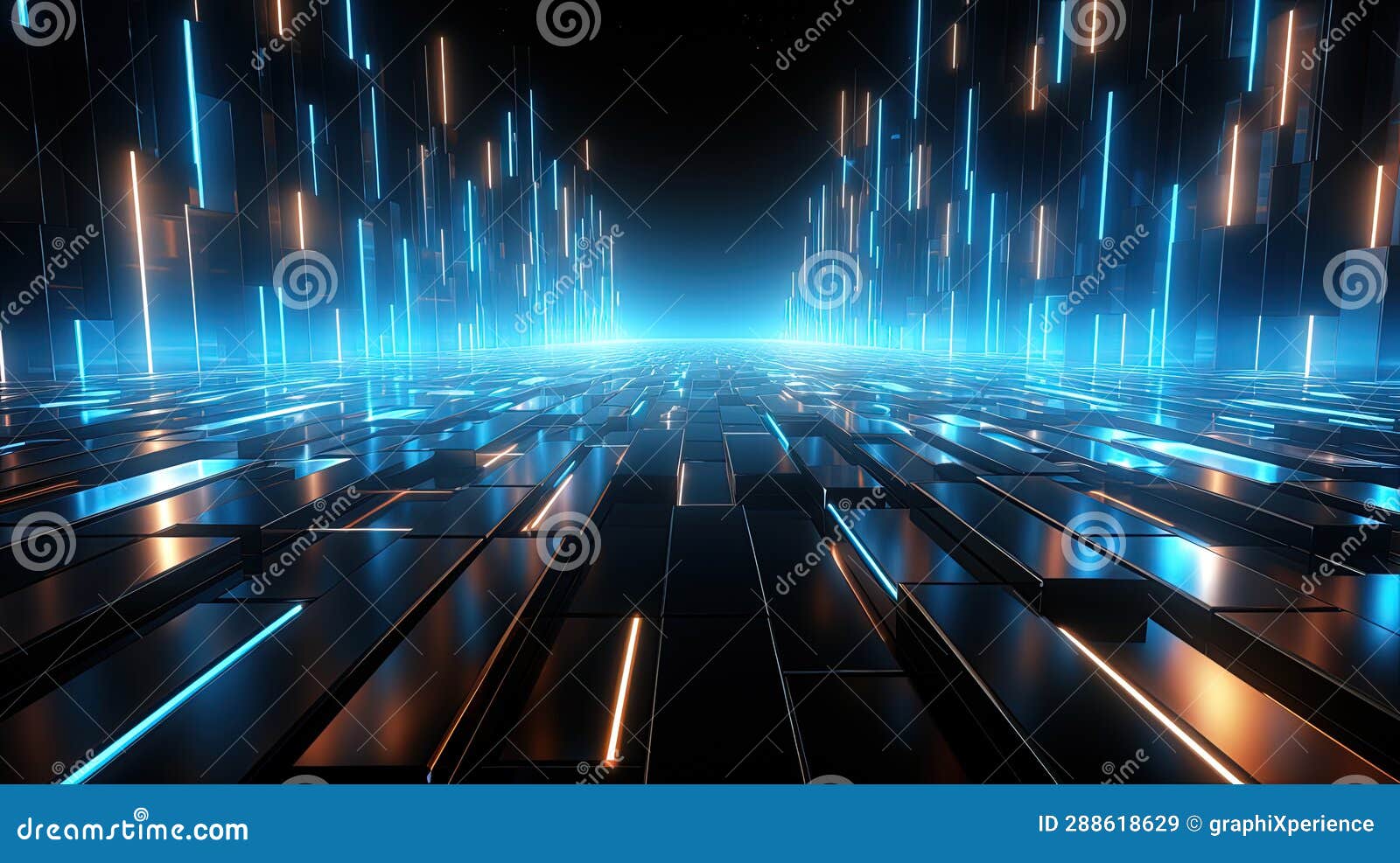 Simplicity in Blue stock illustration. Illustration of background ...