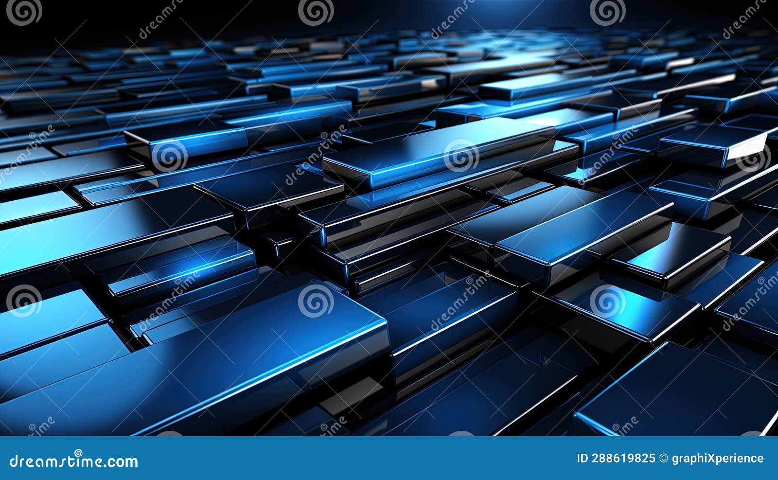 Simplicity in Blue stock illustration. Illustration of modern - 288619825