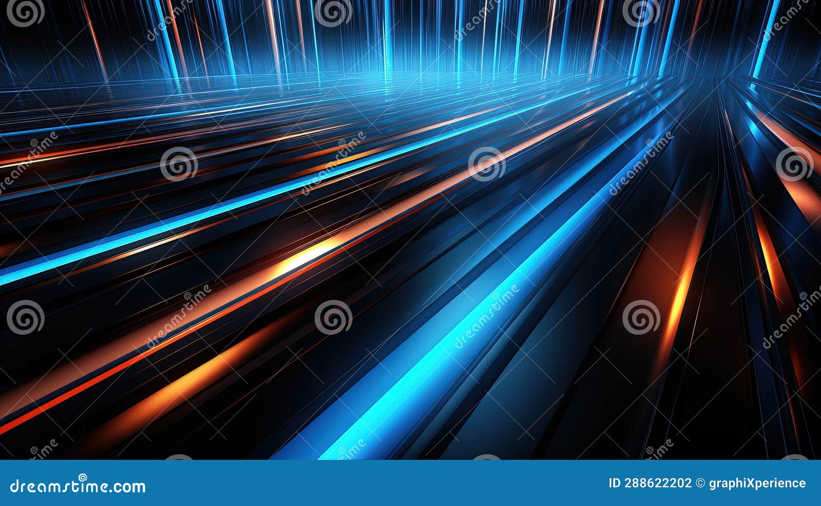 Simplicity in Blue stock illustration. Illustration of lines - 288622202