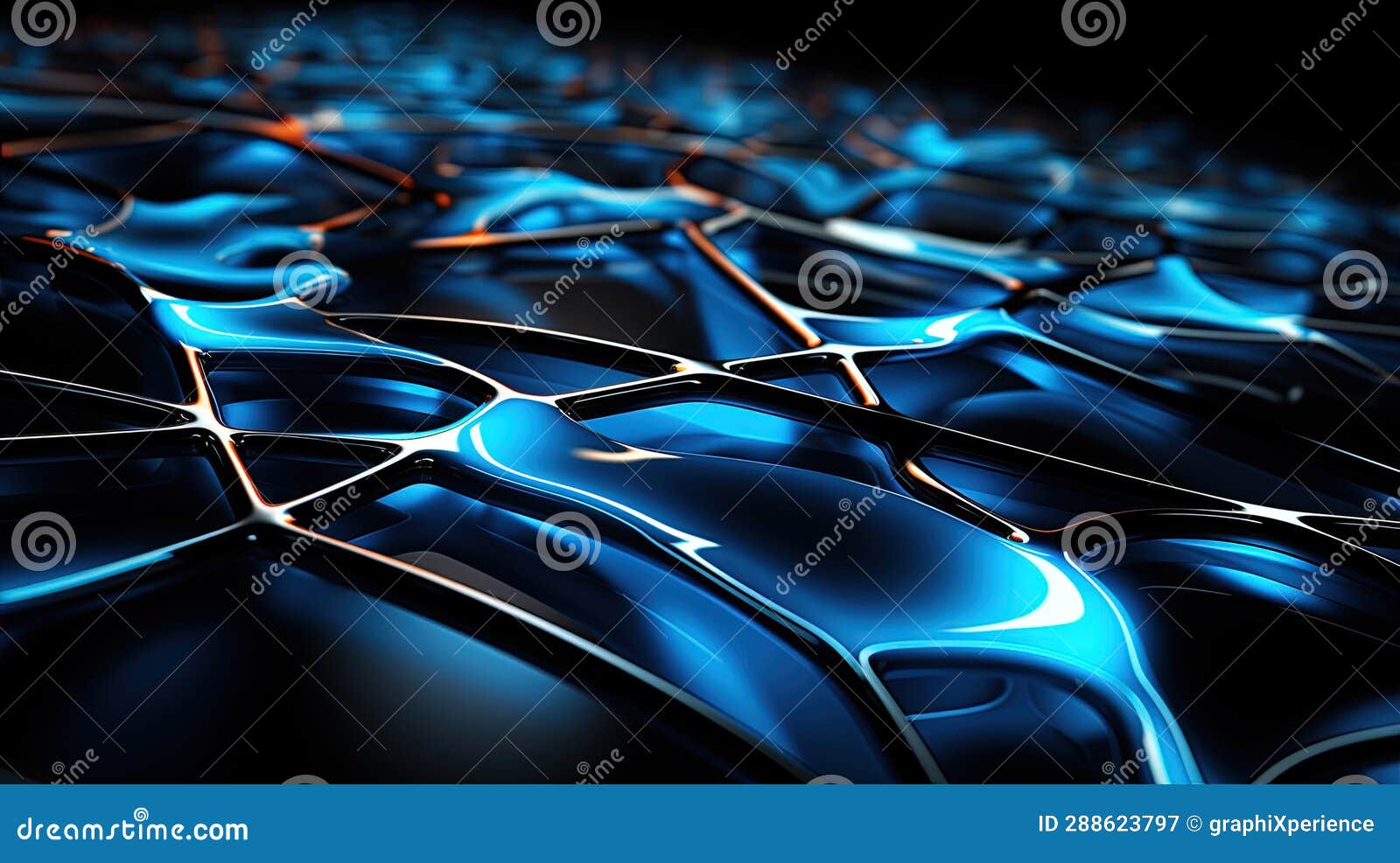 Simplicity in Blue stock illustration. Illustration of background ...