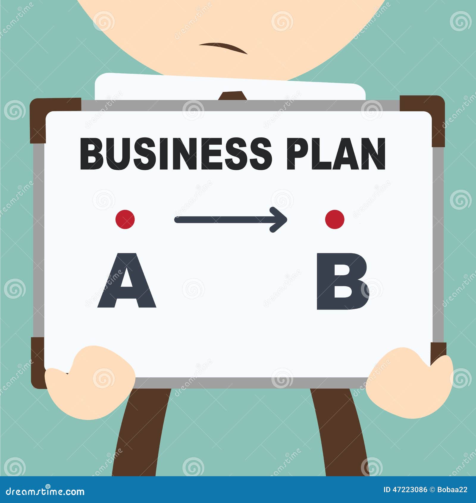 Simplicity Business - Point a To B Stock Vector - Illustration of ...