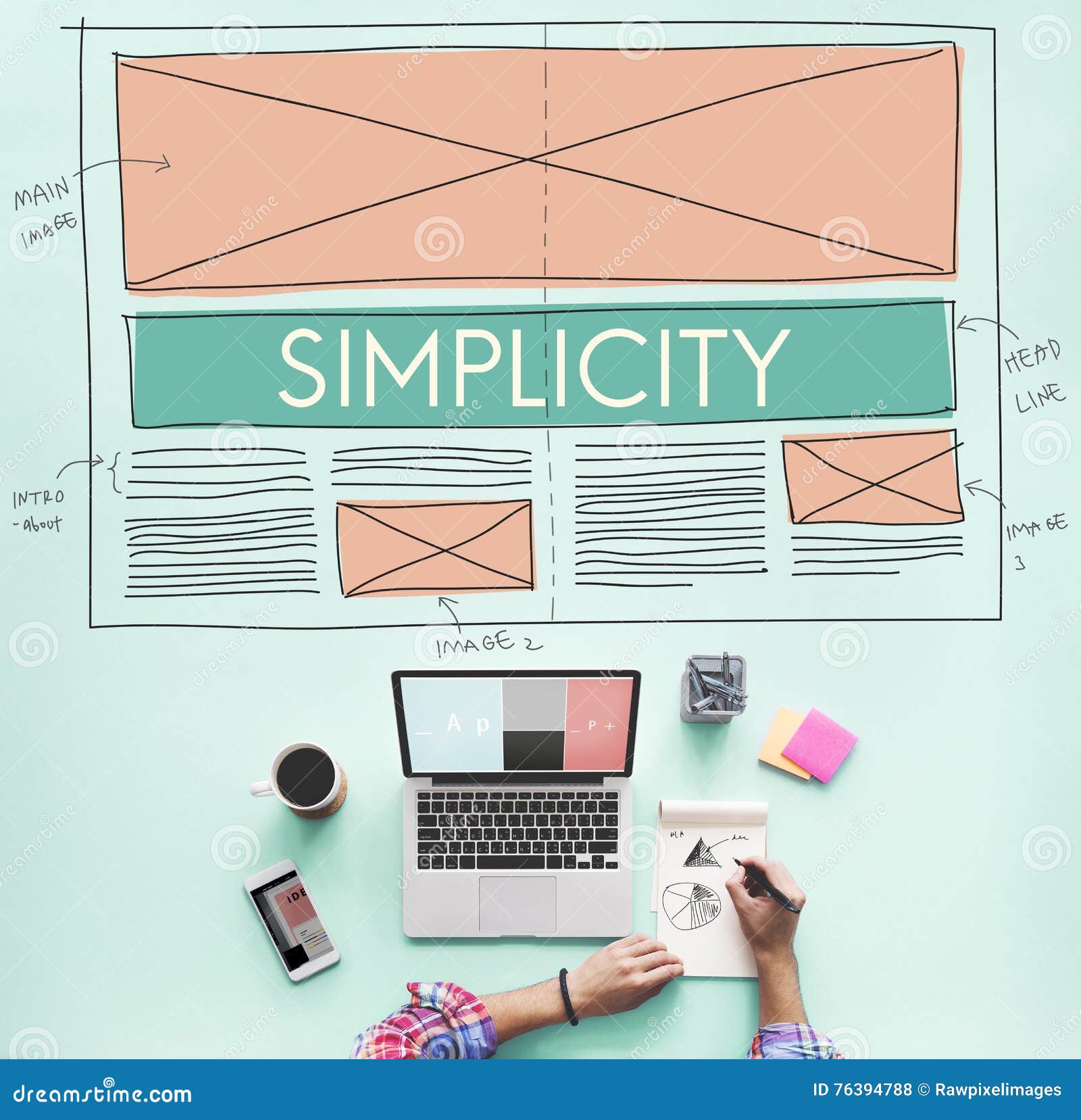 Simplicity Clean Clear Minimal Normal Simple Concept Stock Photo ...