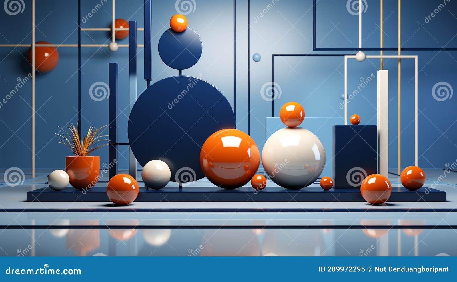 Simplicity and Elegance: Minimalist Geometry Abstract Art Stock ...