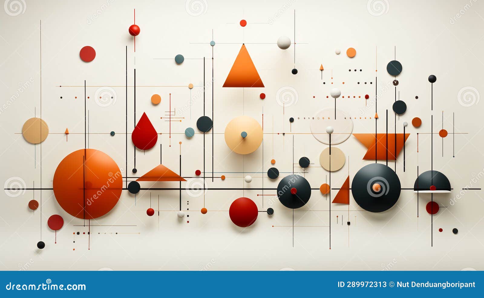 Simplicity and Elegance: Minimalist Geometry Abstract Art Stock ...