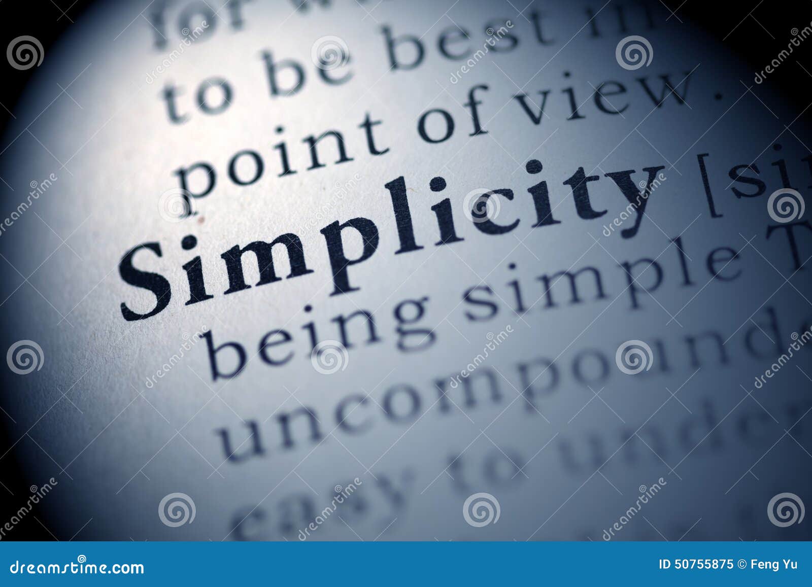 Simplicity stock image. Image of book, text, word, dictionary - 50755875
