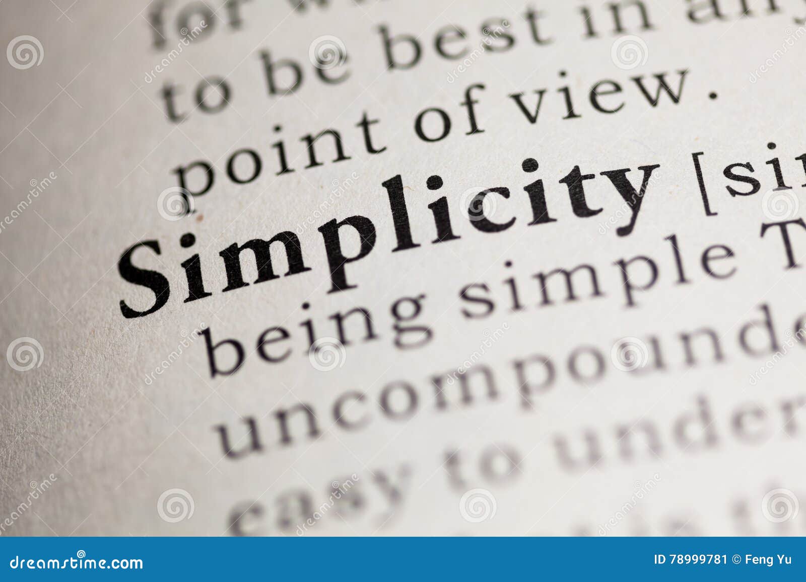 Simplicity stock image. Image of close, descriptive, fake - 78999781