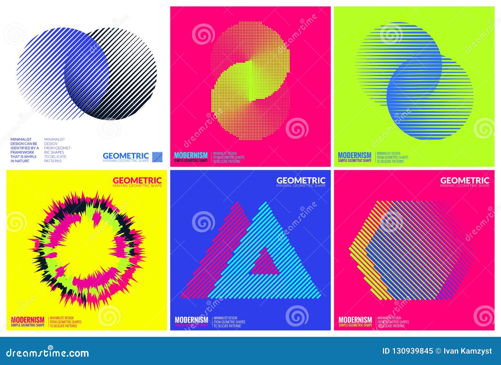 Simplicity Geometric Design Set Clean Lines and Colorful Forms Stock ... Simplicity Geometric Design Set Clean Lines and Colorful Forms Stock ...