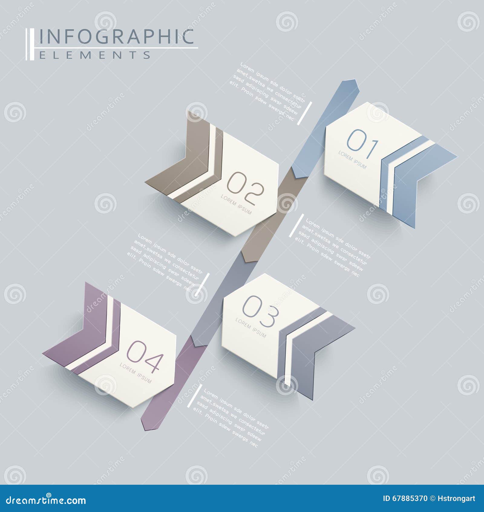 Simplicity Infographic Design Stock Illustration - Illustration of ...