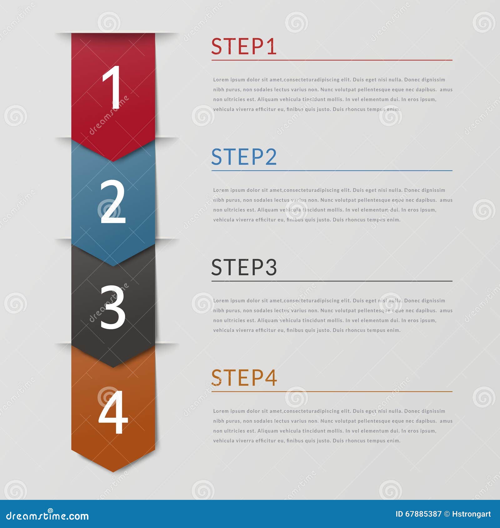 Simplicity Infographic Design Stock Illustration - Illustration of ...
