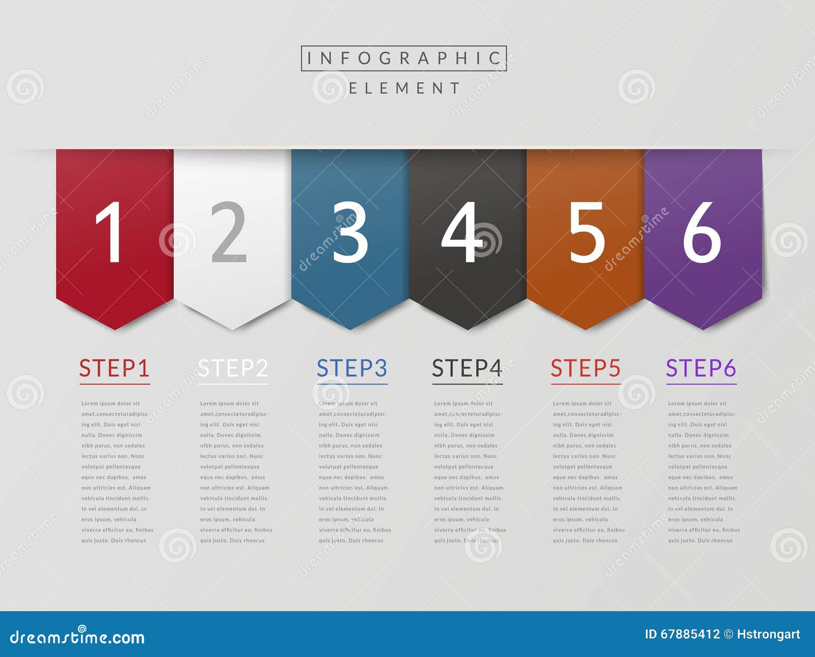 Simplicity Infographic Design Stock Illustration - Illustration of ...