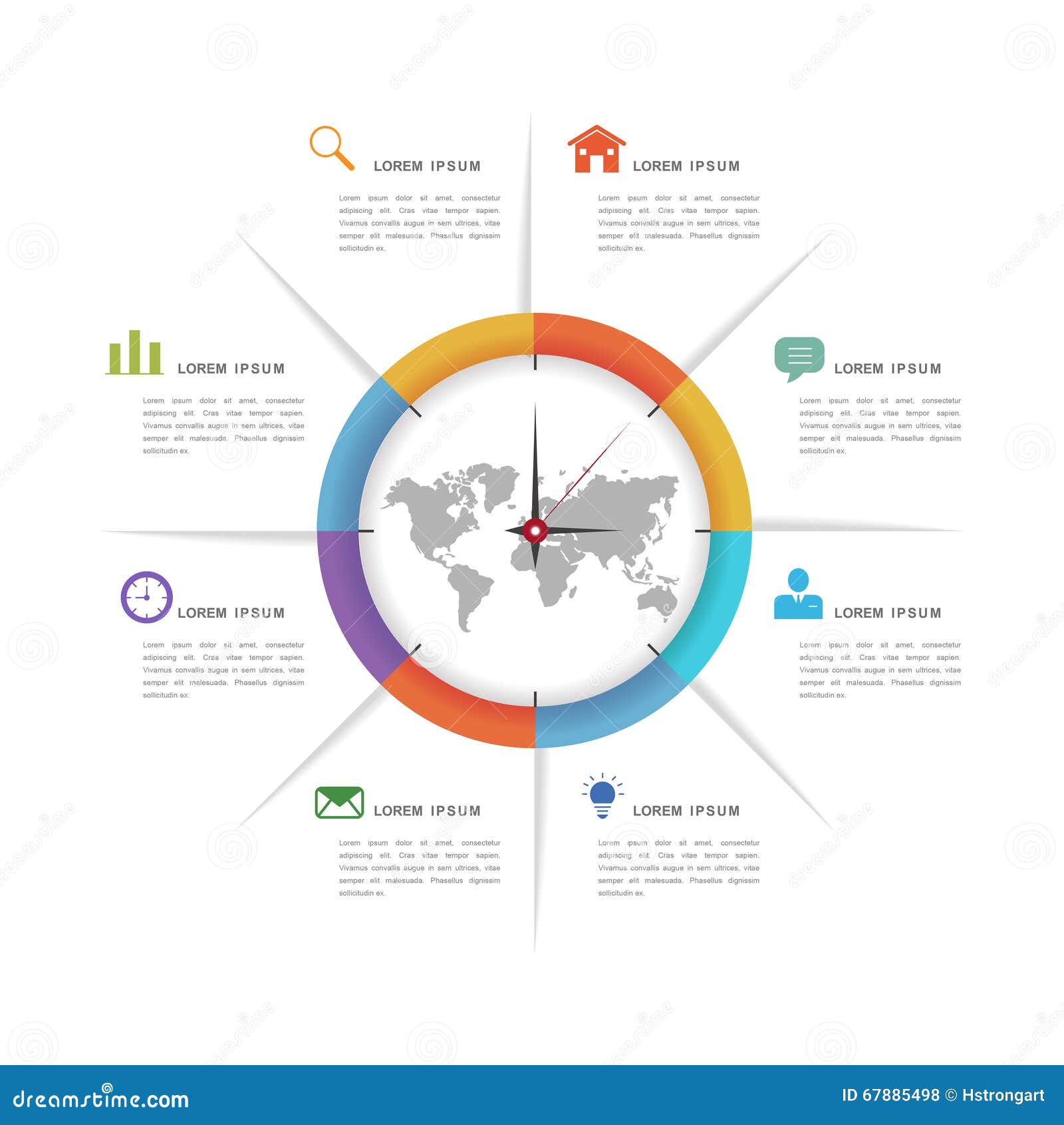 Simplicity Infographic Design Stock Illustration - Illustration of ...
