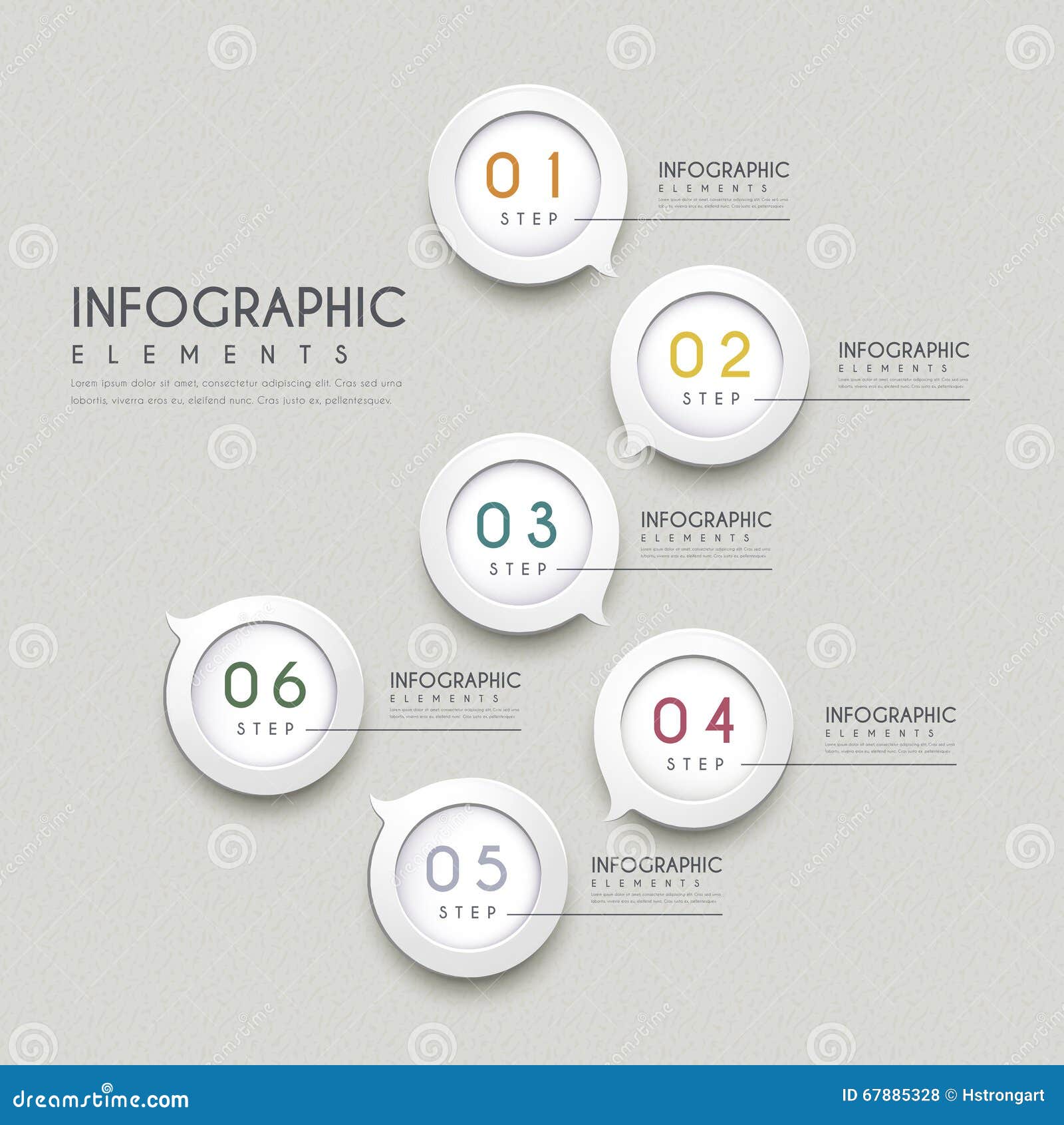 Simplicity Infographic Design Stock Illustration - Illustration of ...
