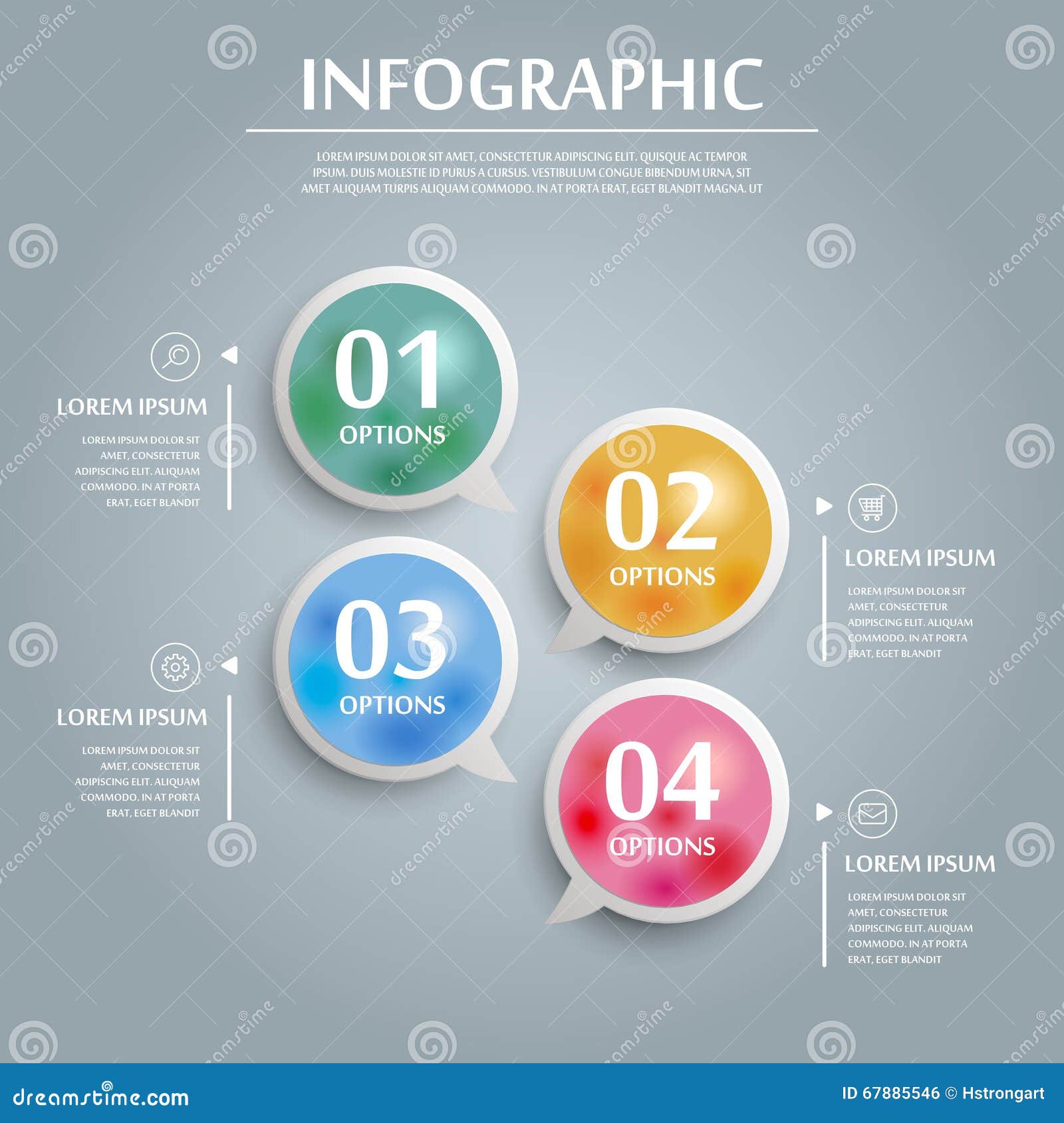 Simplicity Infographic Design Stock Illustration - Illustration of ...