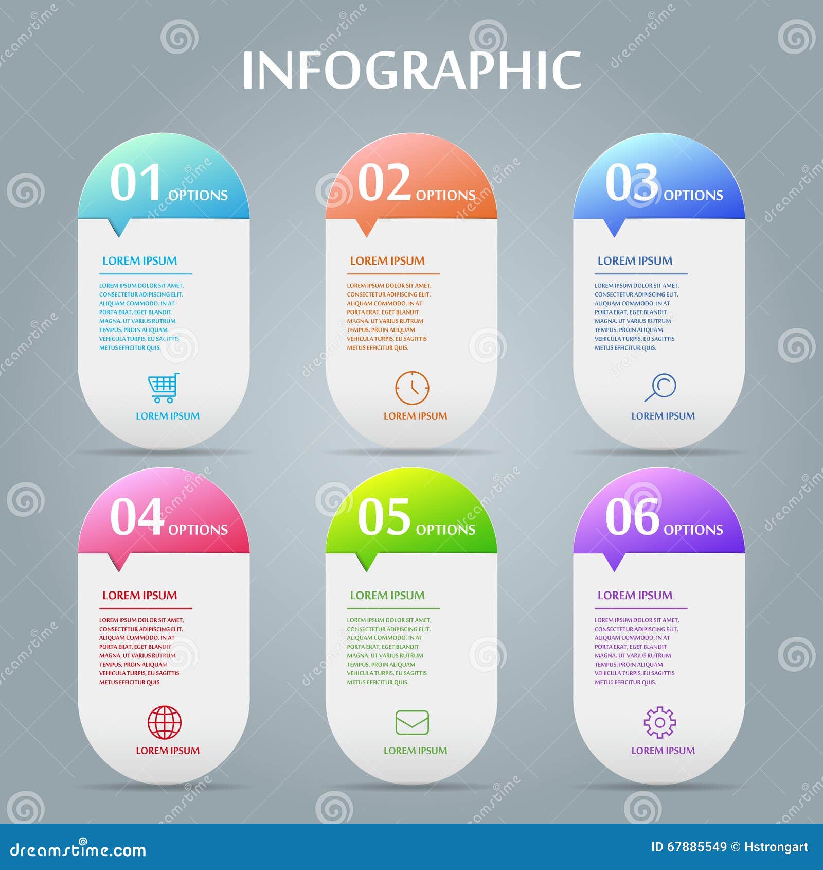 Simplicity Infographic Design Stock Illustration - Illustration of ...