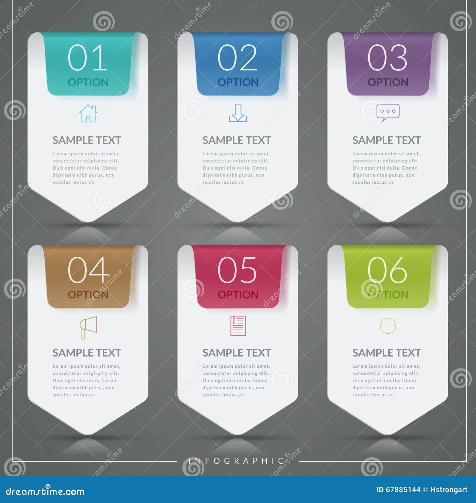 Simplicity Infographic Template Stock Vector - Illustration of layout ...