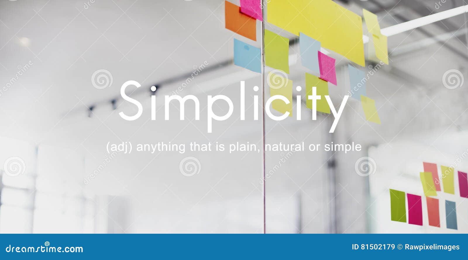 Simplicity Minimalist Easiness Design Simpleness Concept Stock Image ...