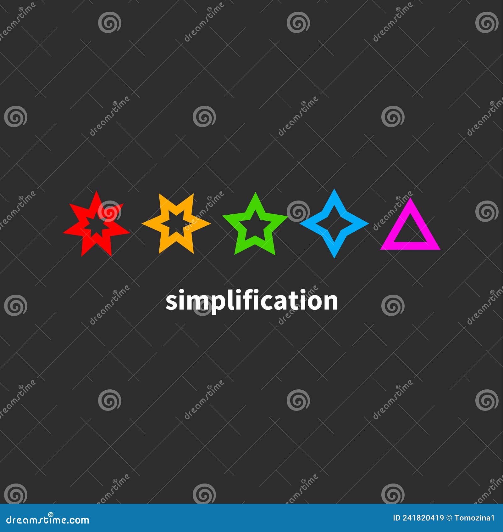 Simplification, Transformation Icon Cartoon Vector | CartoonDealer.com ...