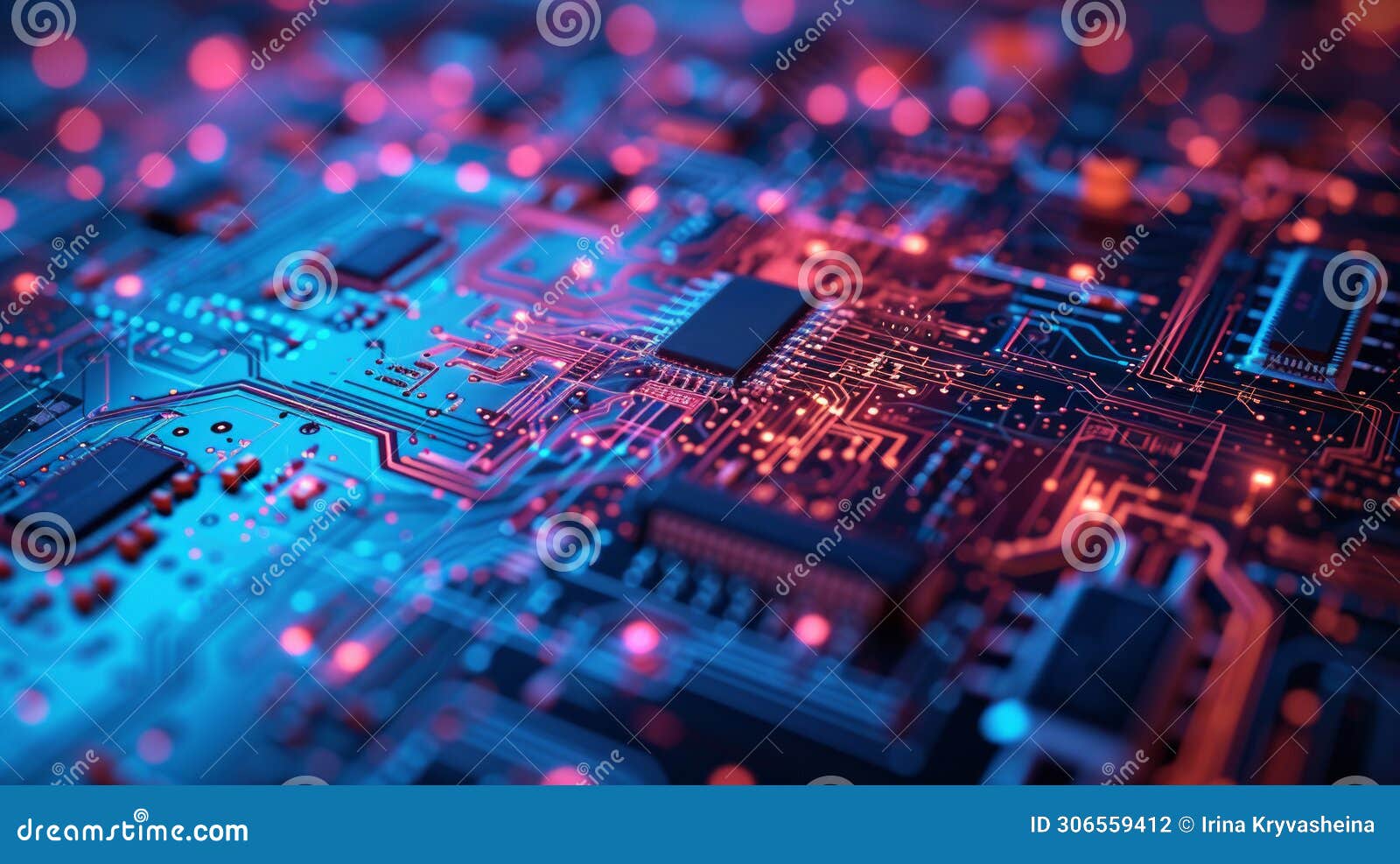 Simplified Electrical Schematics in a Vibrant, Tech-inspired Color ...