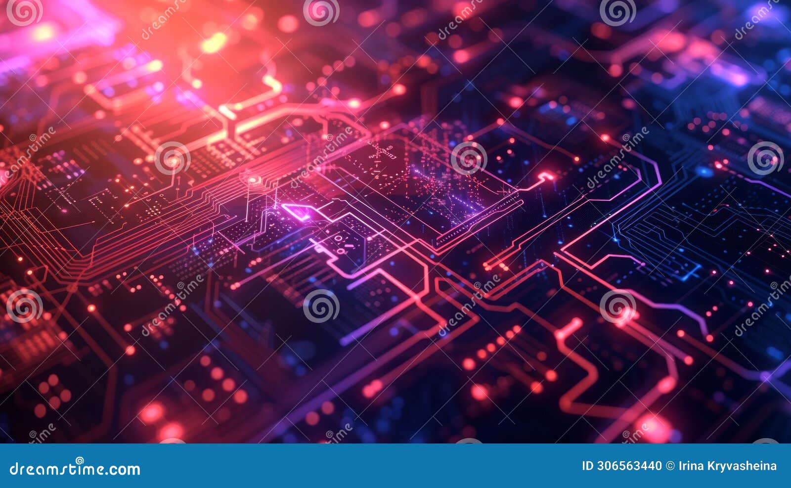 Simplified Electrical Schematics in a Vibrant, Tech-inspired Color ...