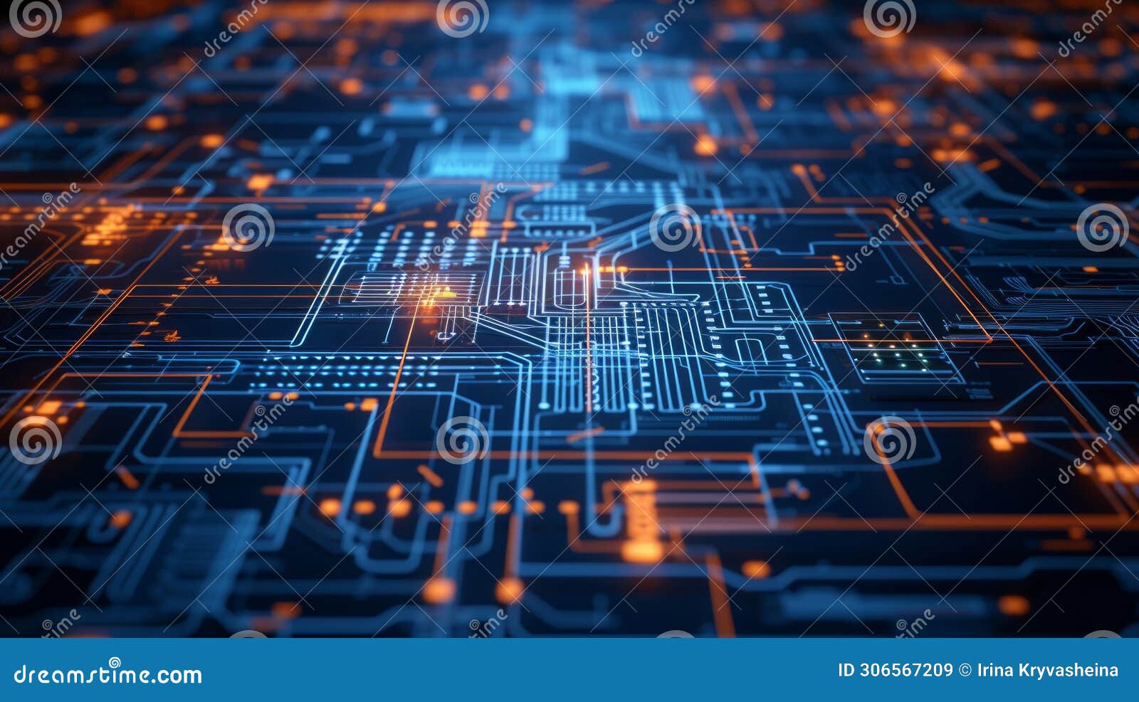 Simplified Electrical Schematics in a Vibrant, Tech-inspired Color ...