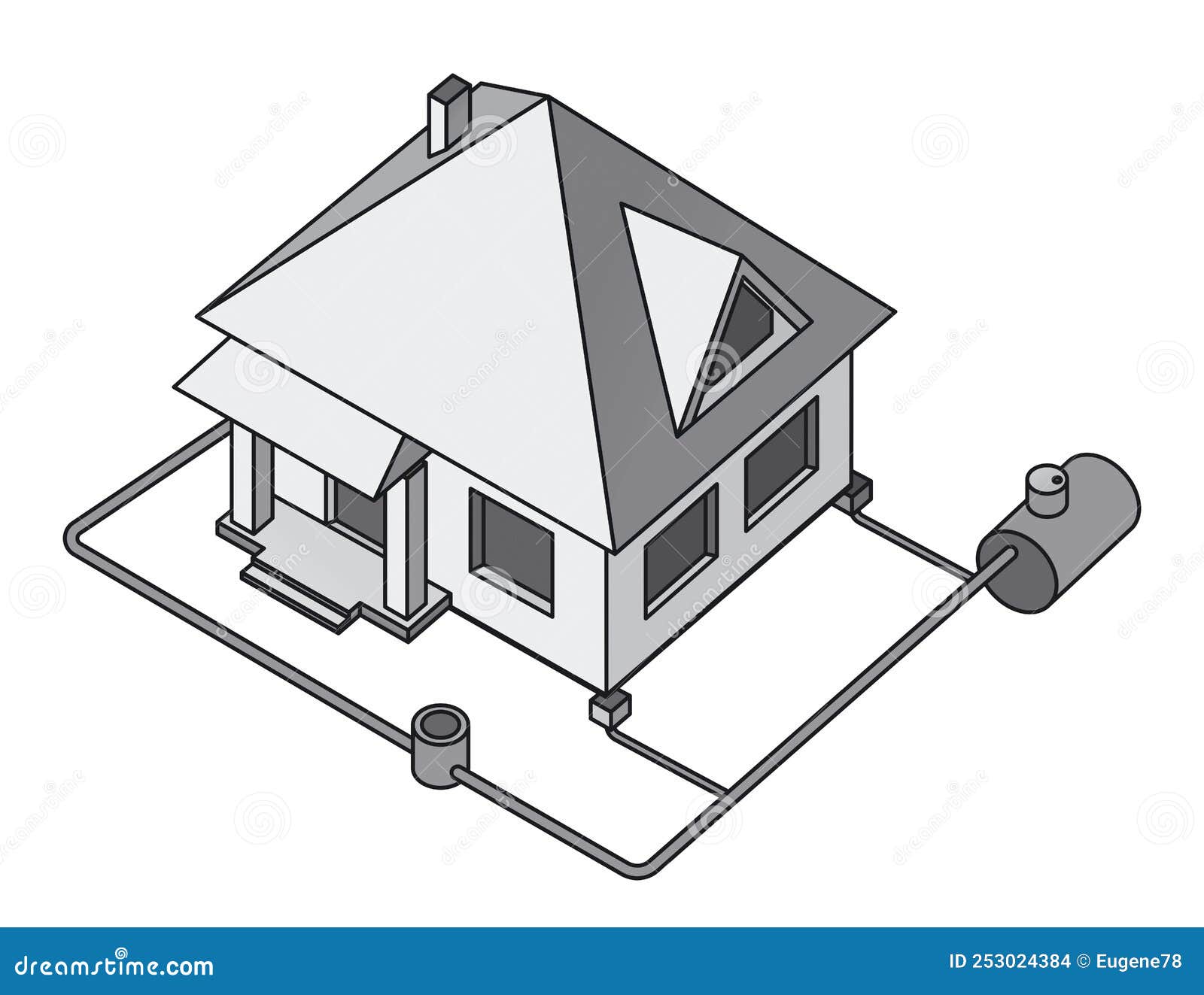 Simplified Illustration of an Abstract Scheme with Infrastructure ...