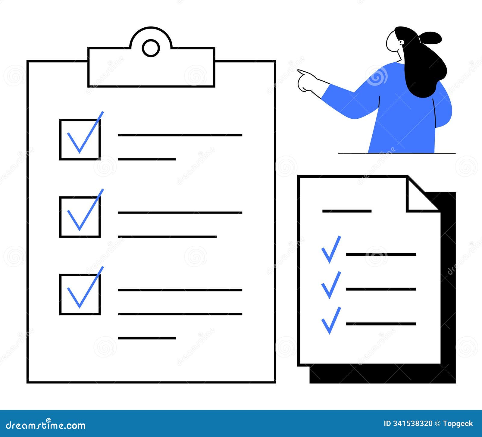 Checklists Set. Goals List, Desires, Habit Tracker, Plan, Wichlist, To ...