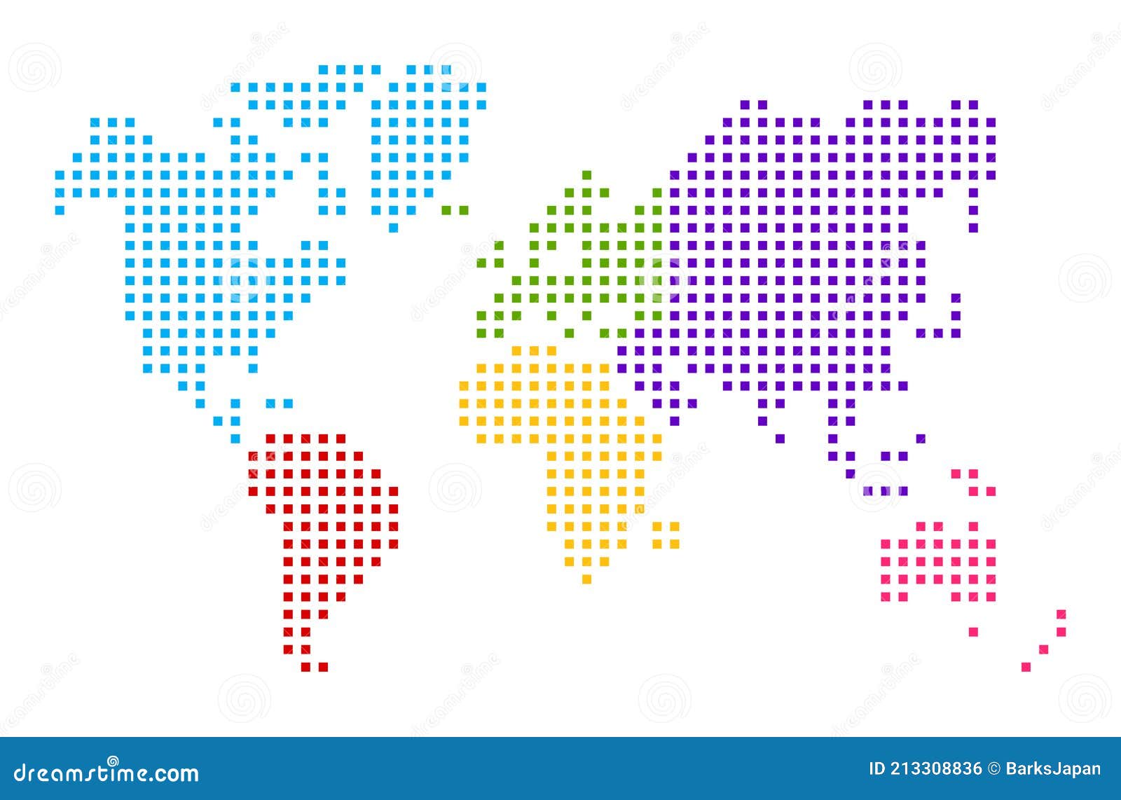 Simplified World Map Drawn with Round Dots. Vector Illustration ... Simplified World Map Drawn with Round Dots. Vector Illustration ...