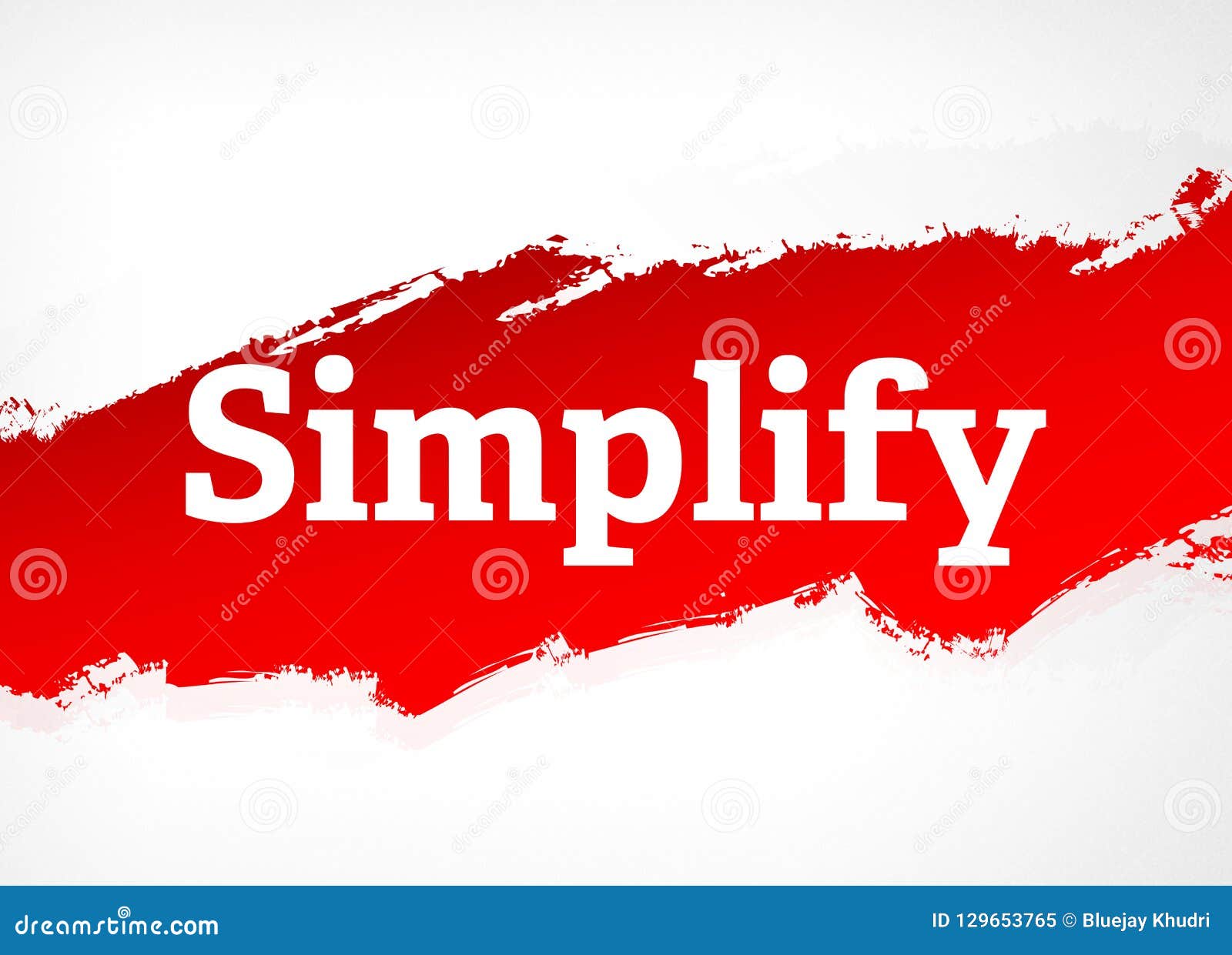 Simplify Red Brush Abstract Background Illustration Stock Illustration ...