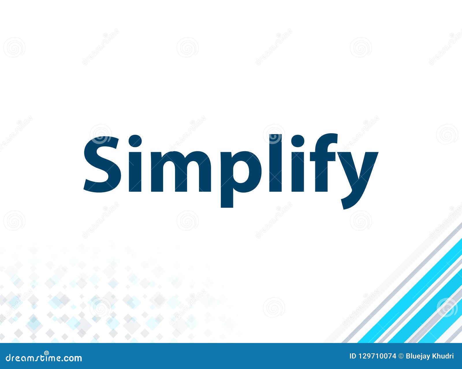 Simplify Modern Flat Design Blue Abstract Background Stock Illustration ...