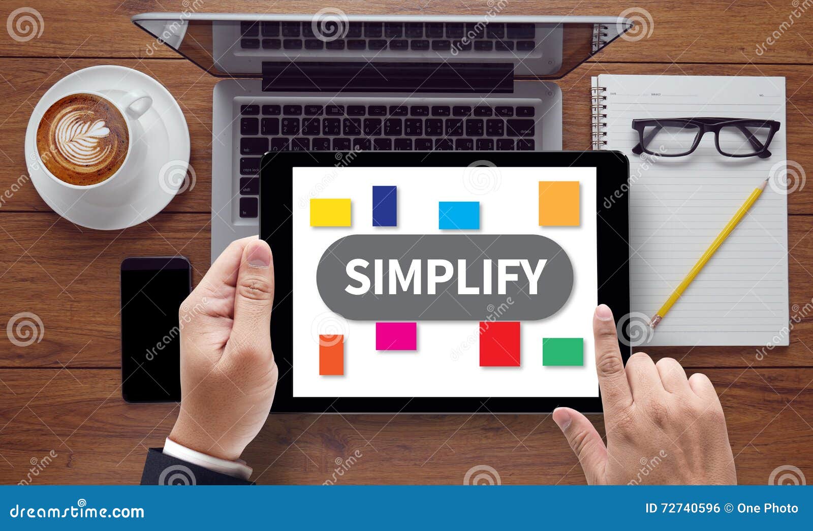 SIMPLIFY stock photo. Image of productivity, organize - 72740596