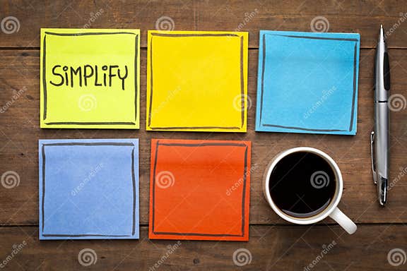 Simplify - Task Management Concept. Stock Photo - Image of project ...