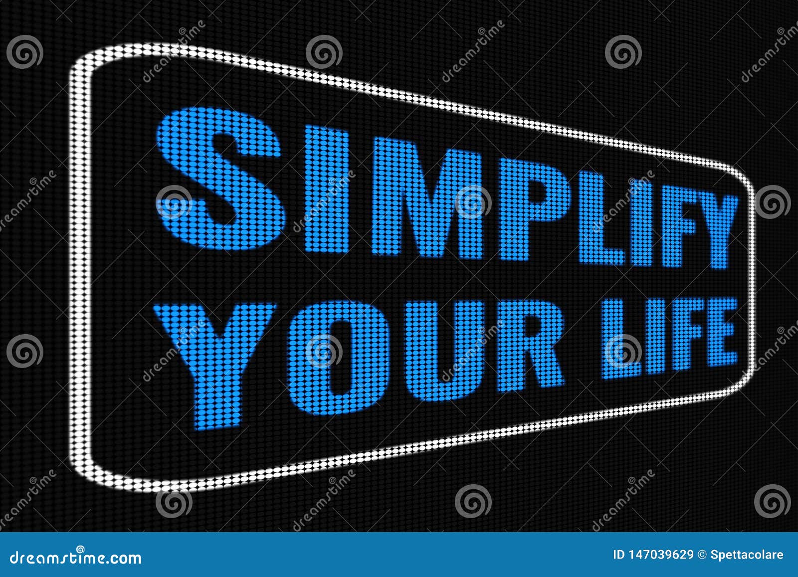 Simplify Your Life On Board Stock Photo | CartoonDealer.com #171001398