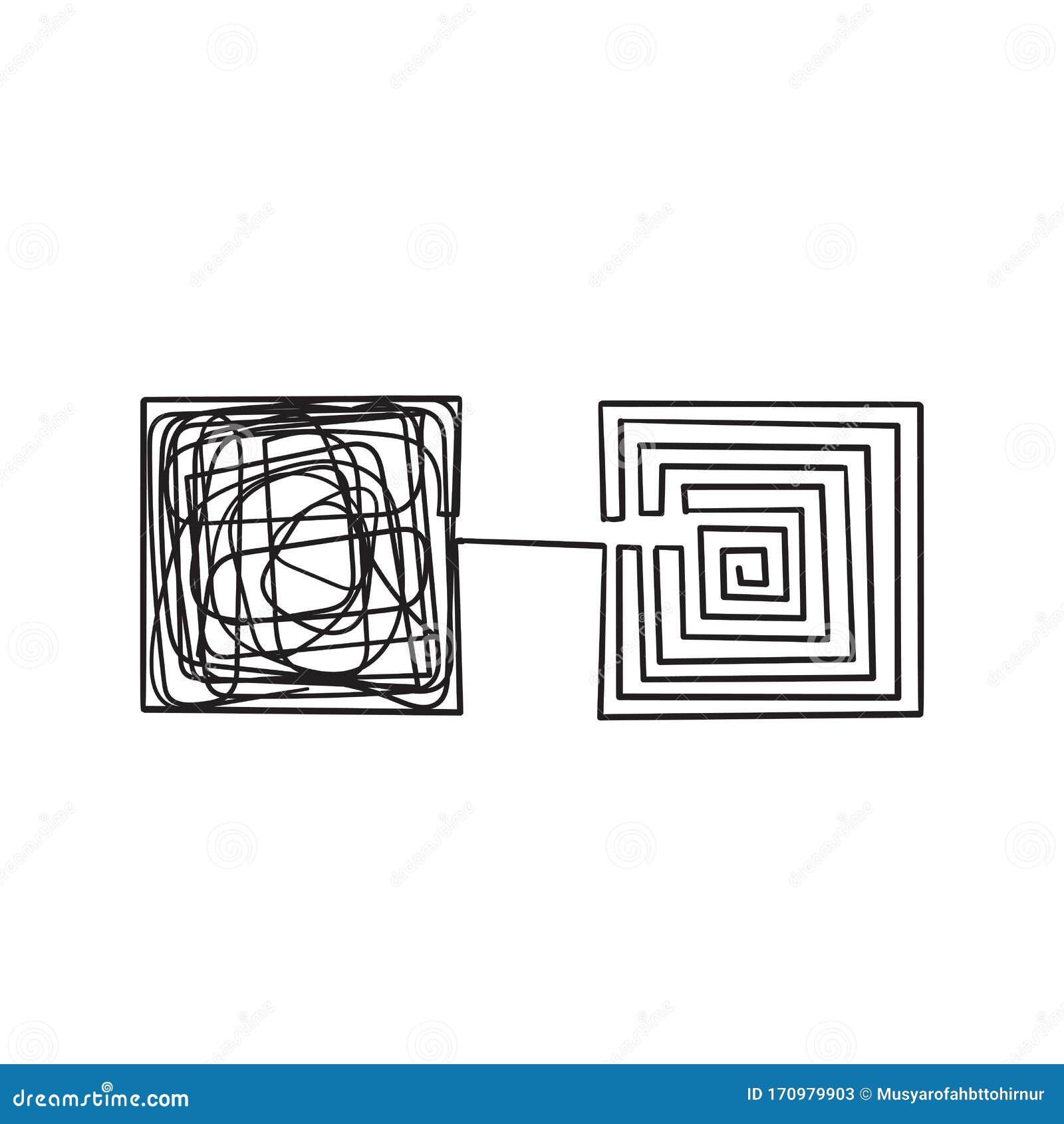 Simplifying the Complex Illustration with Hand Drawn Doodle Line Art ...