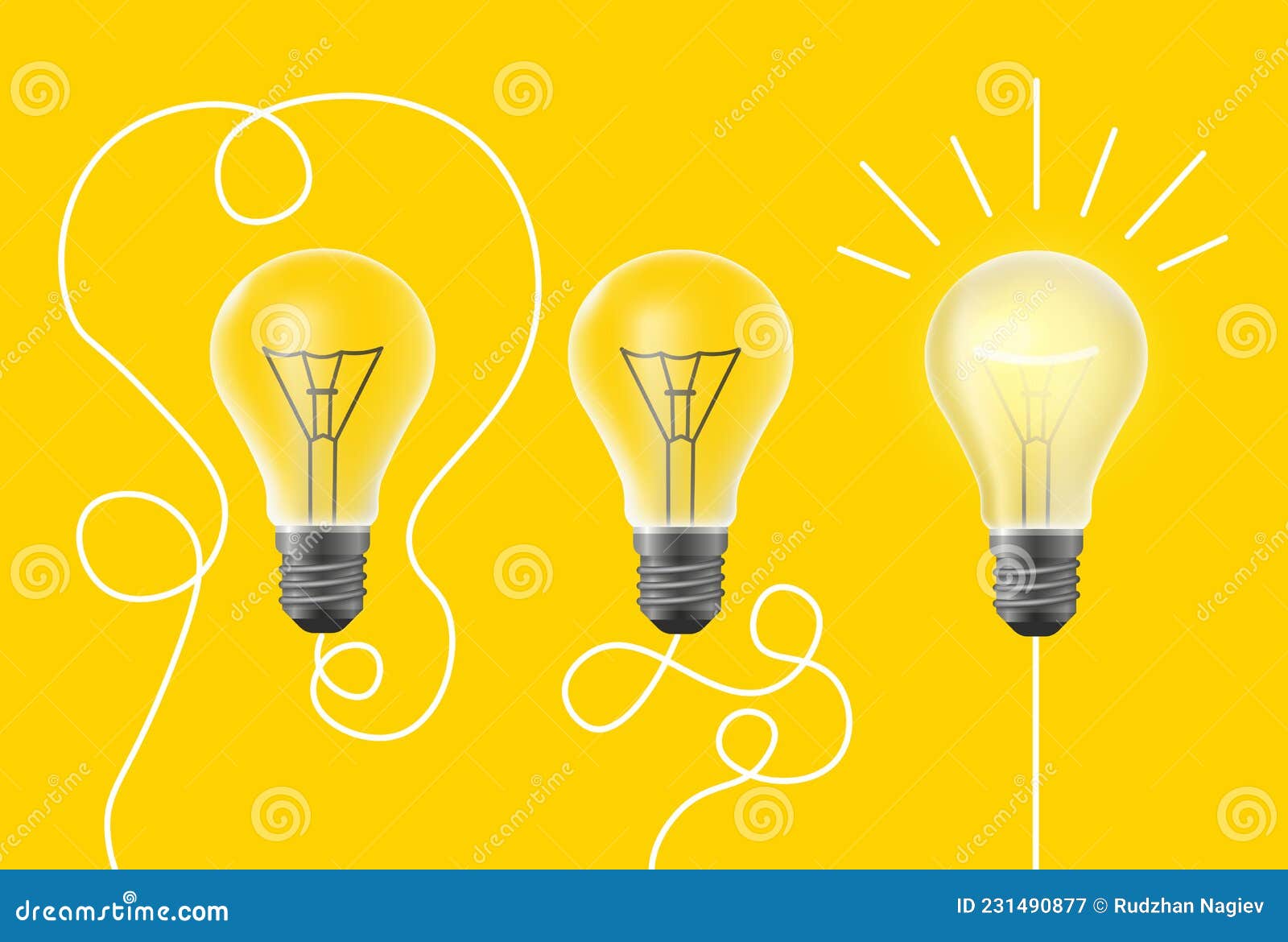 Simplifying Problems for New Idea Concept Stock Vector - Illustration ...
