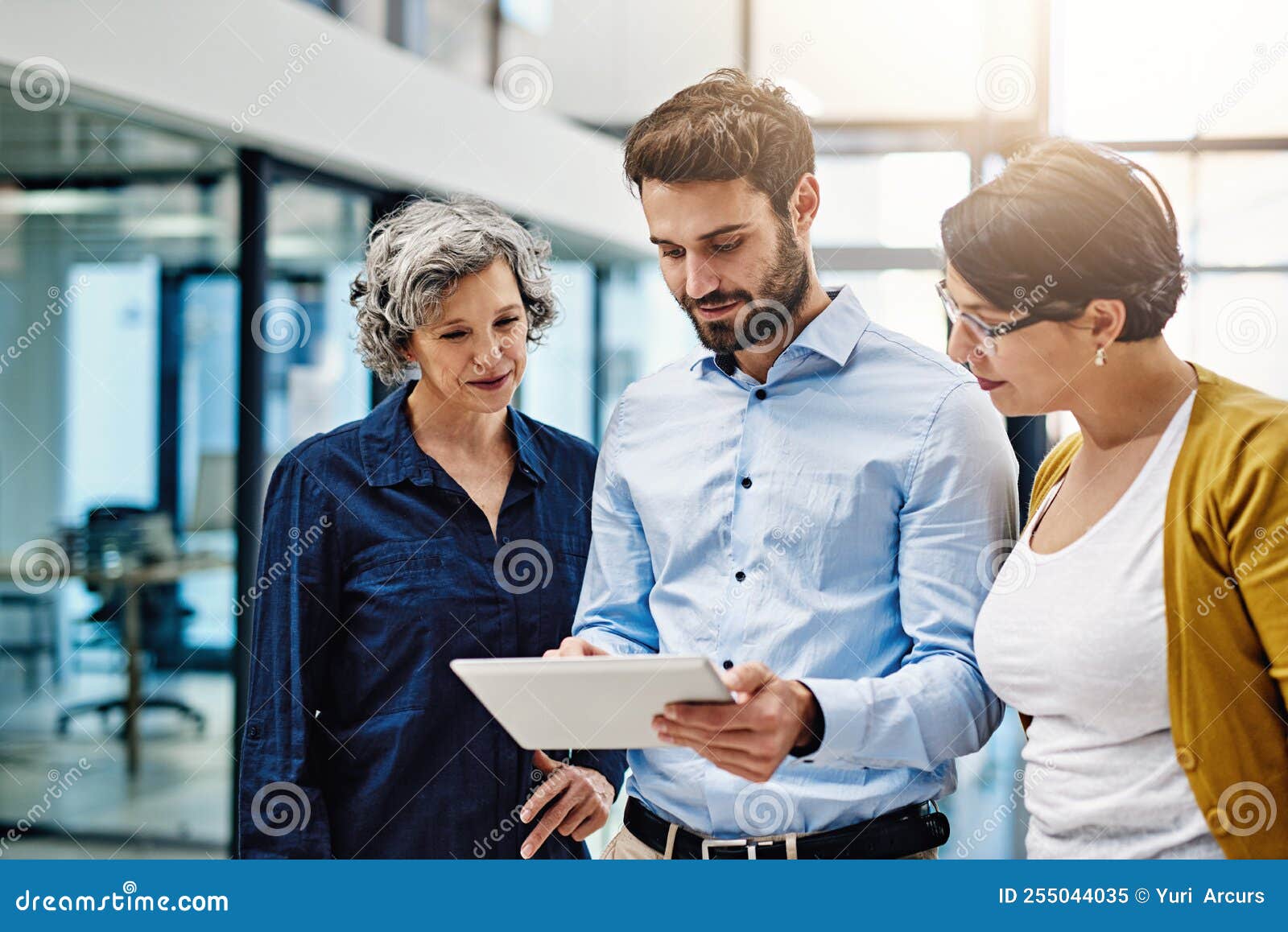 Simplifying Their Tasks with Technology. a Group of Creatives Working ...