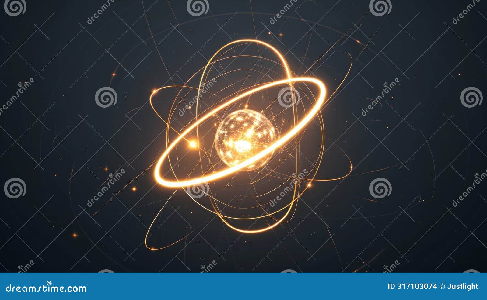Simplistic Diagram Showing the Characteristic Orbit of a Single ...