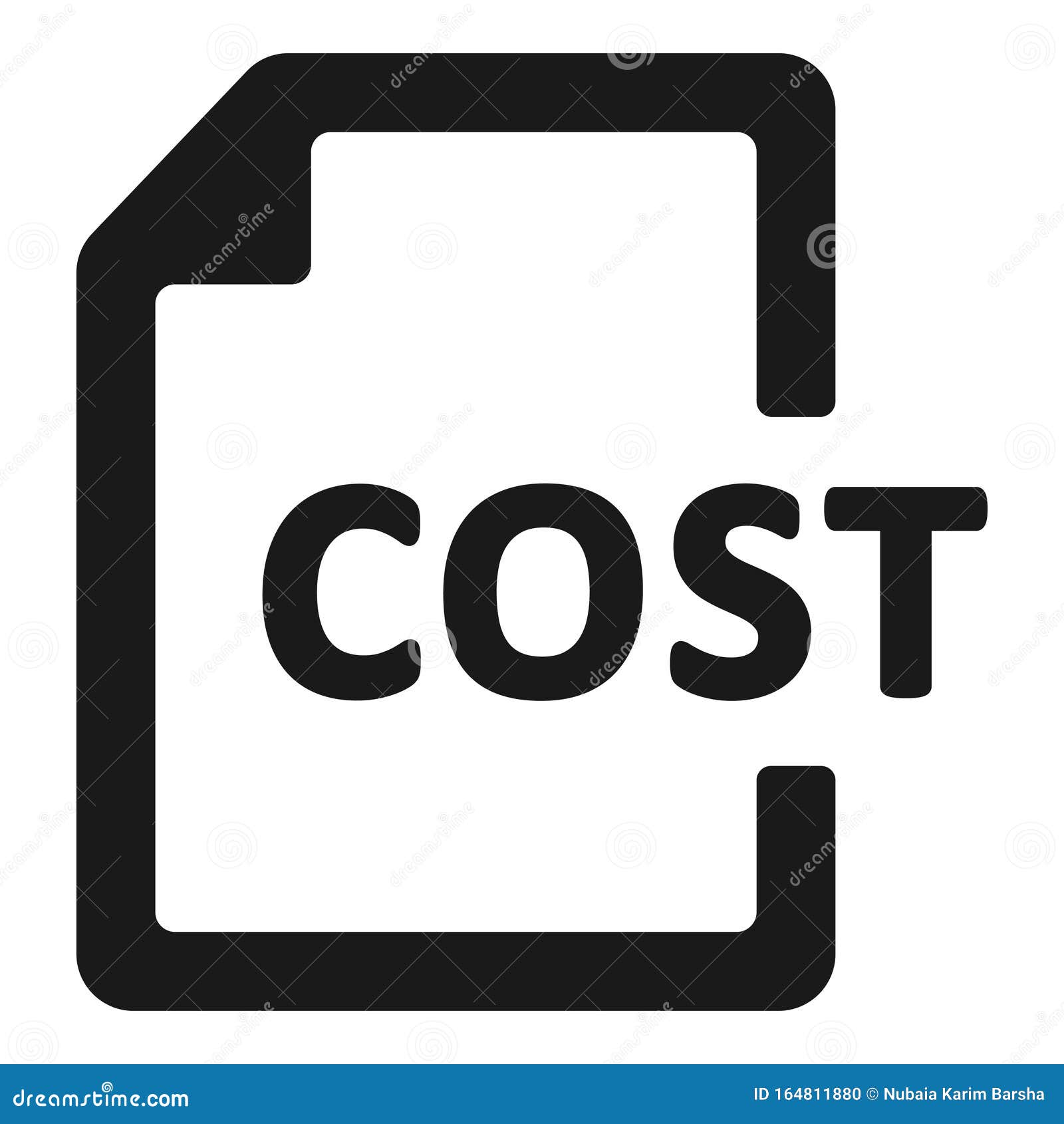 Cost Vector Line Icons Set. Expense, Price, Tariff, Levy, Vendor ...