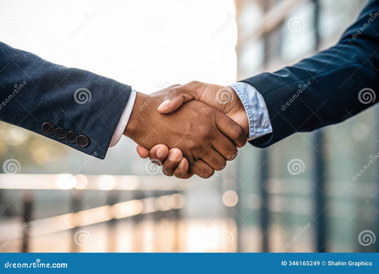 Hand Shake Icon. Agreement and Cooperation Symbol Stock Image - Image ...