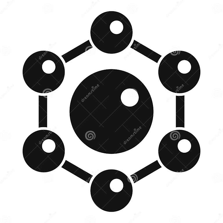 Black Icon of Network Connectivity Design Stock Vector - Illustration ...