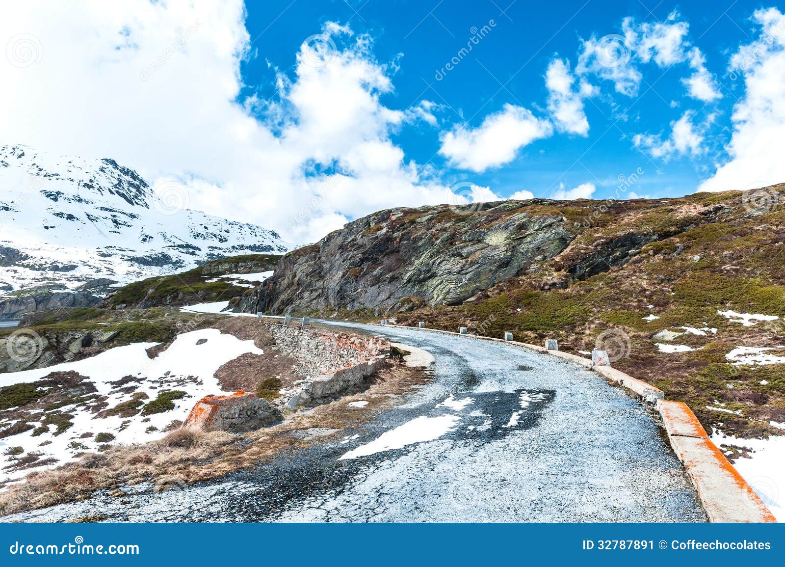 Simplon Pass, Italy stock image. Image of landscape, cloud - 32787891