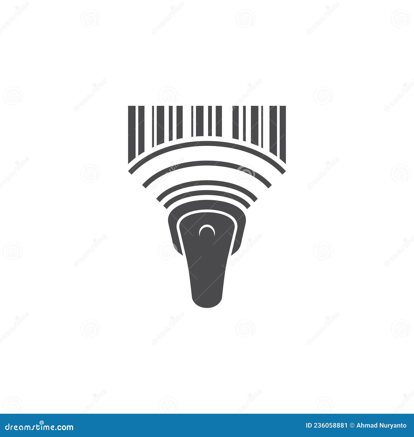 Simply Barcode Scanner Icon Stock Vector - Illustration of ...