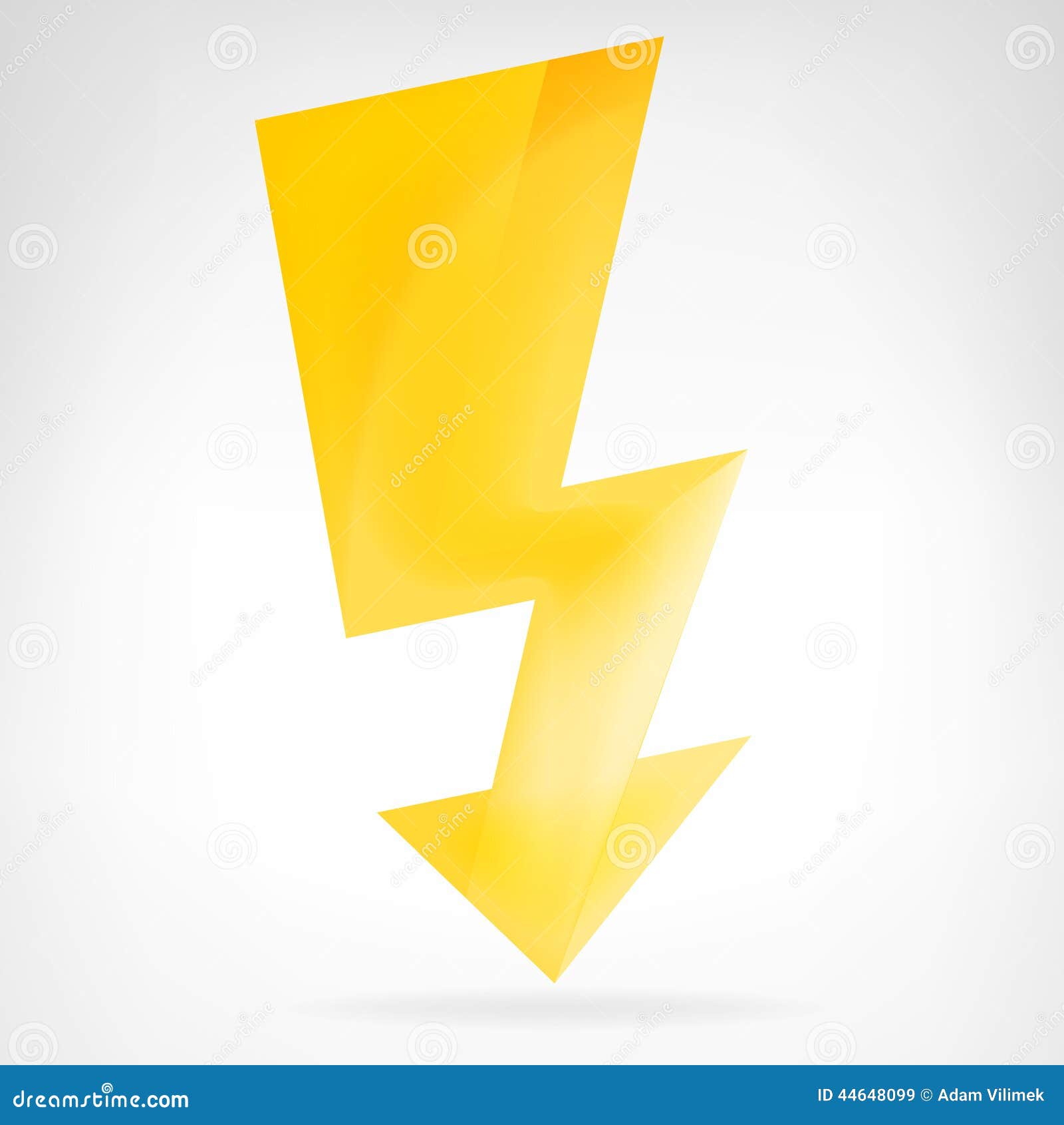 Simply Flash Strike Icon Vector Isolated Stock Vector - Illustration of ...