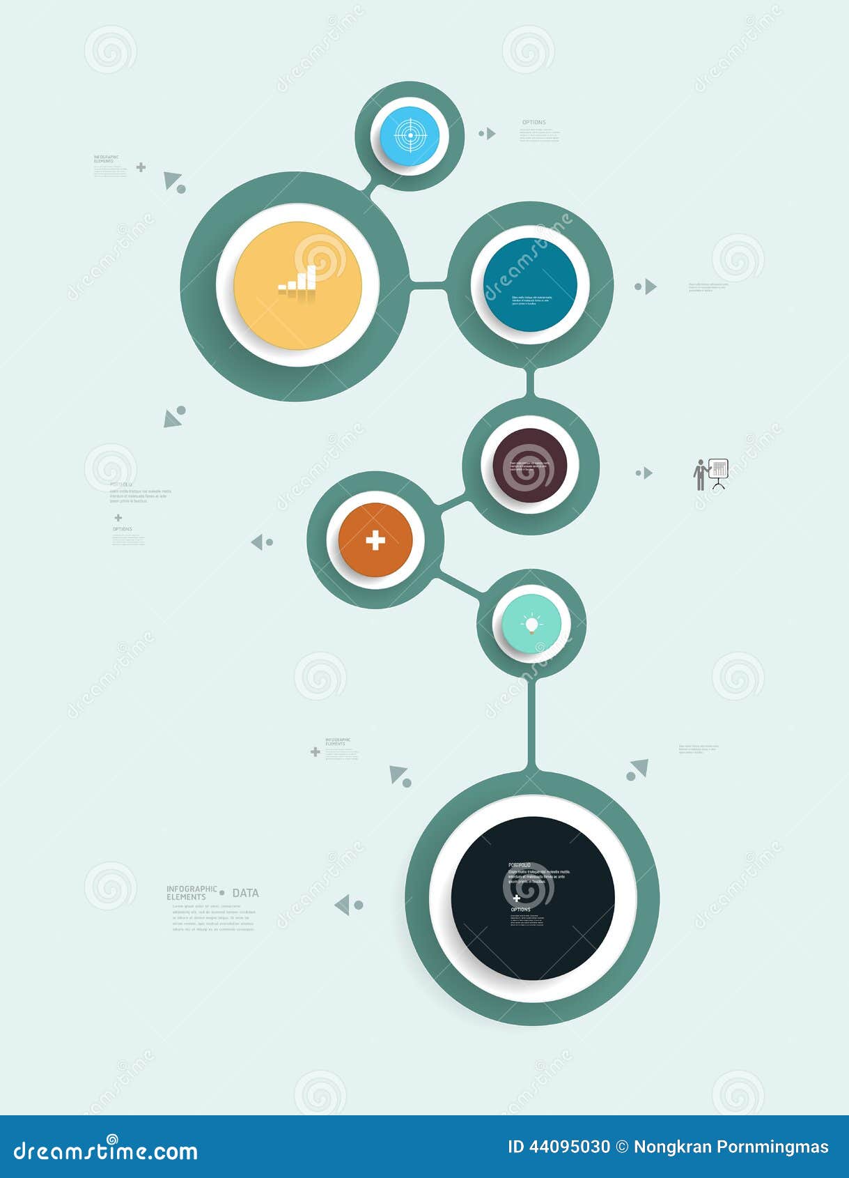 Simply Infographic Step by Step Template Stock Vector - Illustration of ...