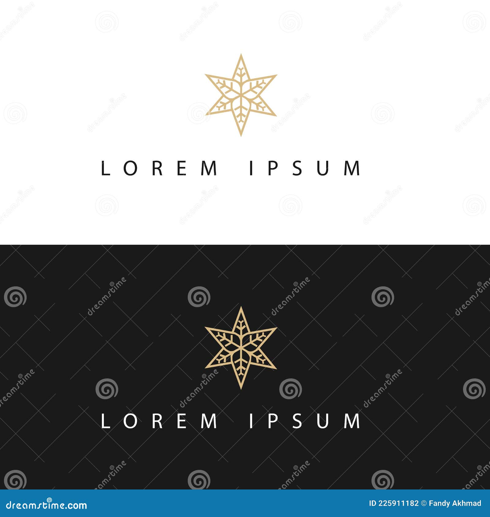 Simply Stylish Modern Gold Leaf Logo Vector Elements Stock Vector ...