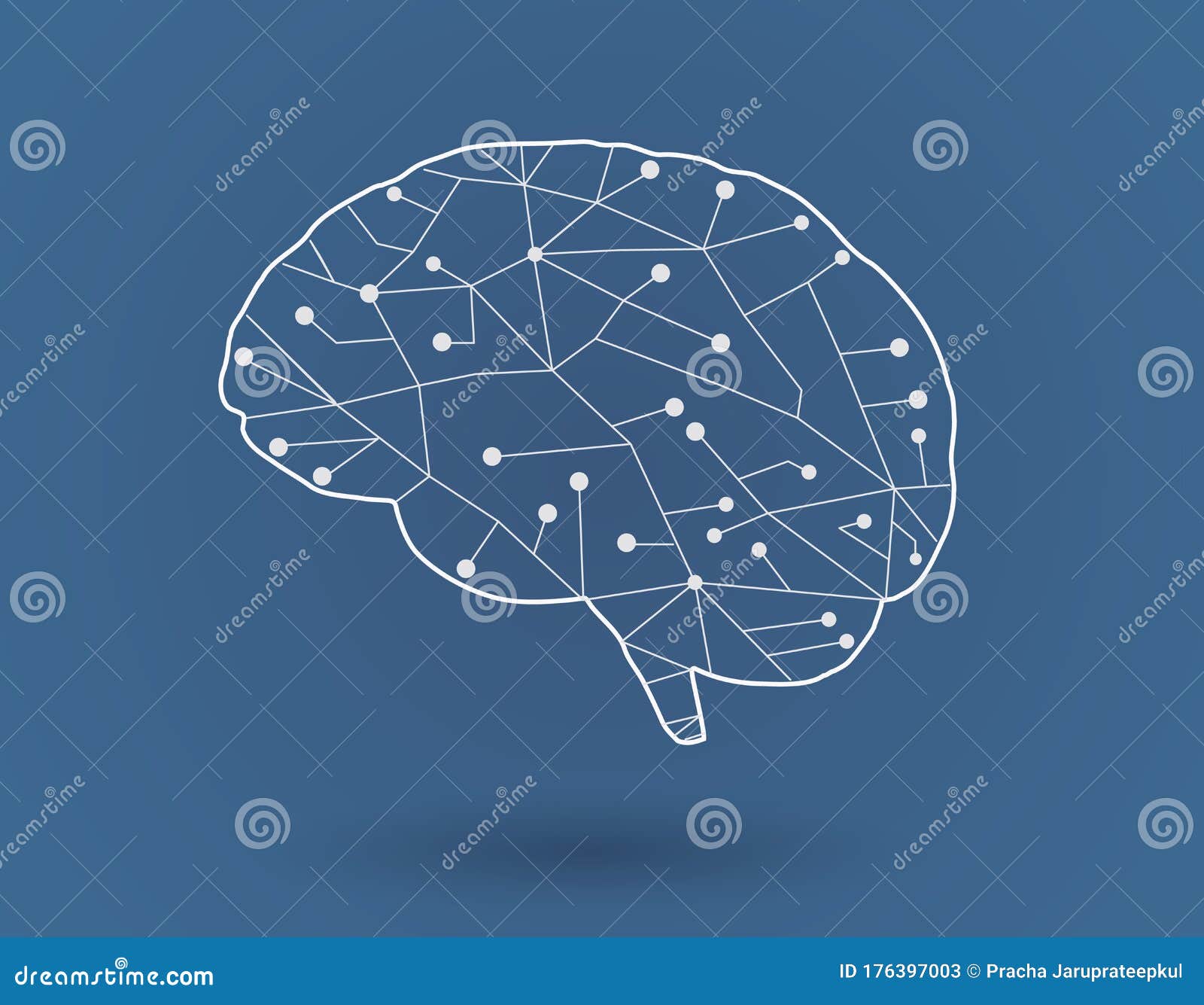 Stylized Brain Shape Royalty-Free Stock Photo | CartoonDealer.com ...