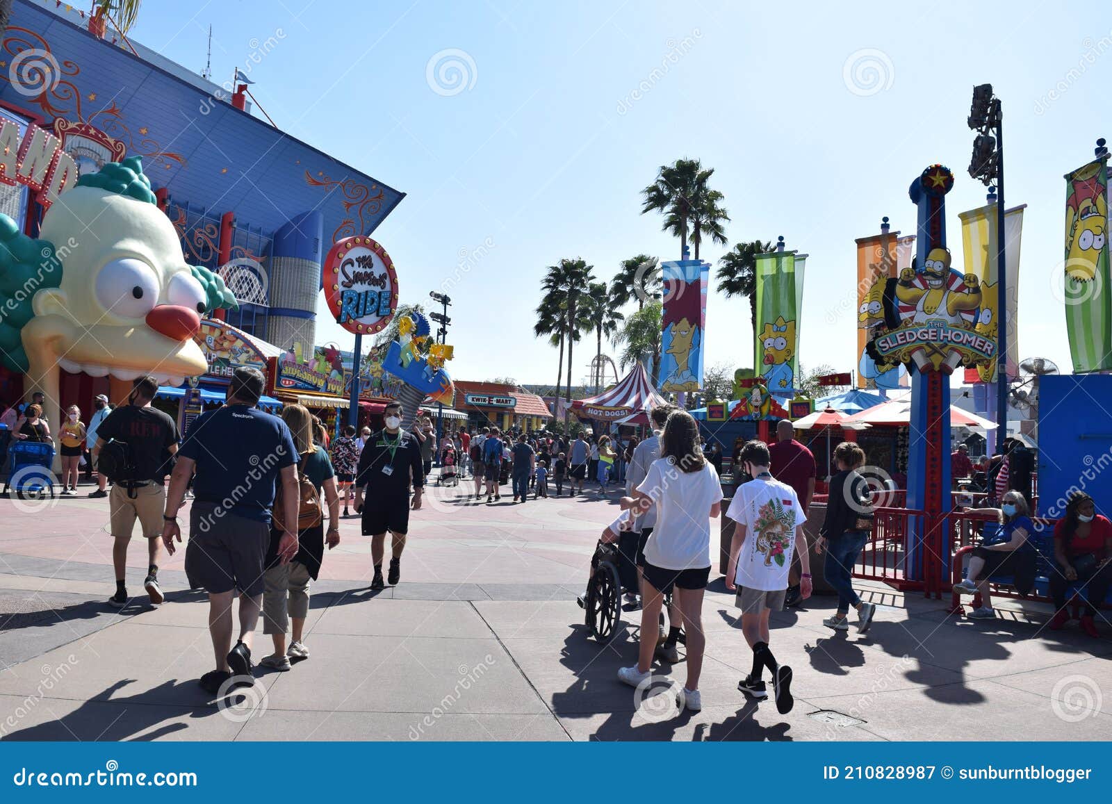 Krustyland at Universal Orlando Studios Editorial Photography - Image ...