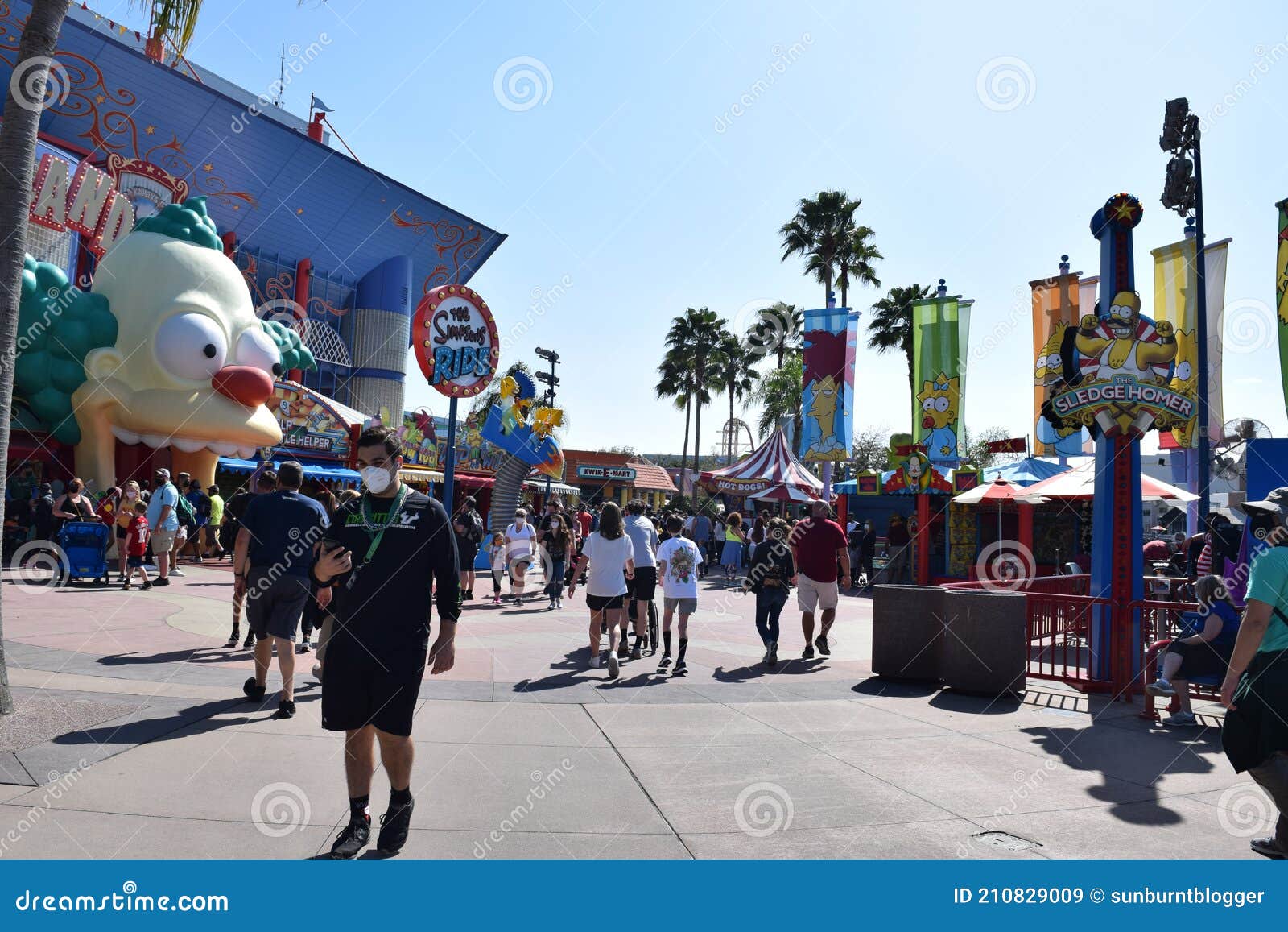 Krustyland at Universal Orlando Studios Editorial Stock Image - Image ...