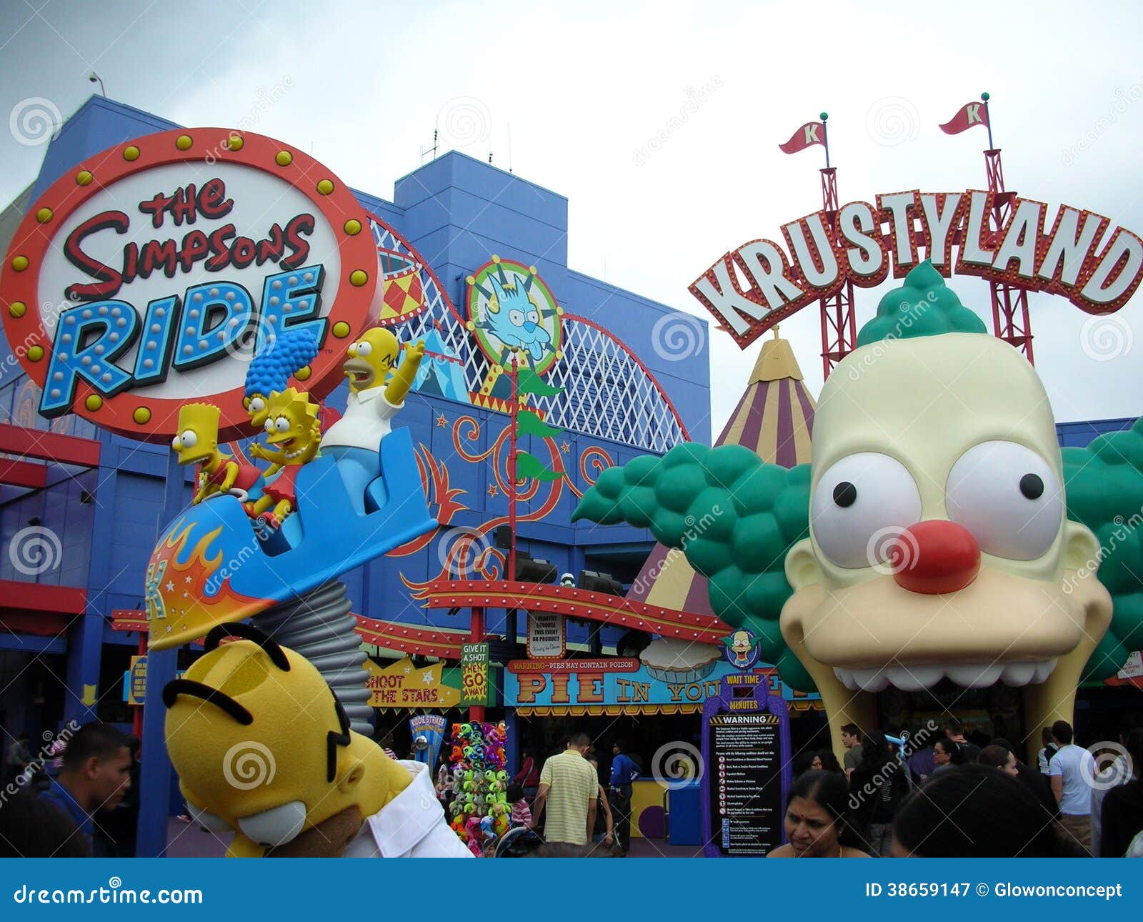 The Simpsons Ride editorial photography. Image of florida - 38659147