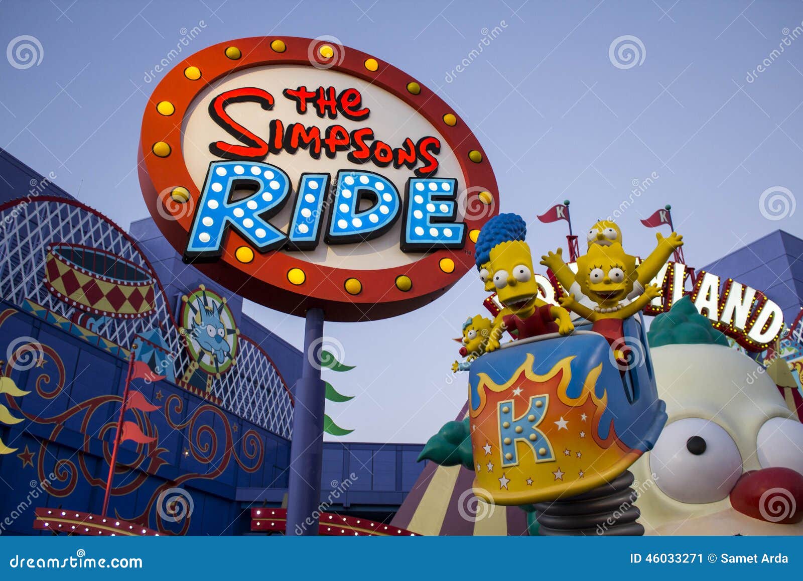 The Simpsons Ride editorial photo. Image of architecture - 46033271